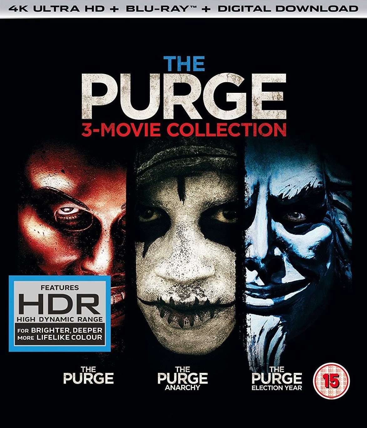 Purge 1-3 Box (4K Ultra HD + Blu-ray) - Kvarnvideo.se