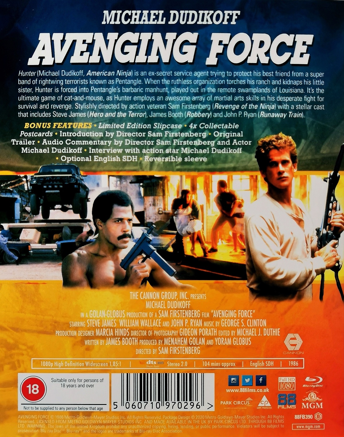 Avenging Force (Limited Edition) (ej svensk text) (Blu-ray) - Kvarnvideo.se