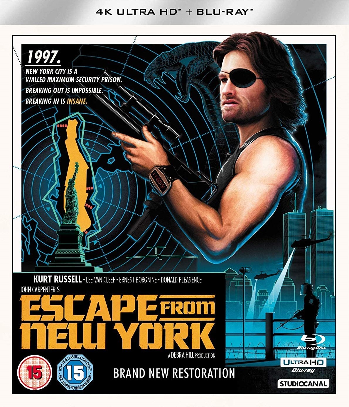 Escape From New York (ej svensk text) (4K Ultra HD + Blu-ray ...