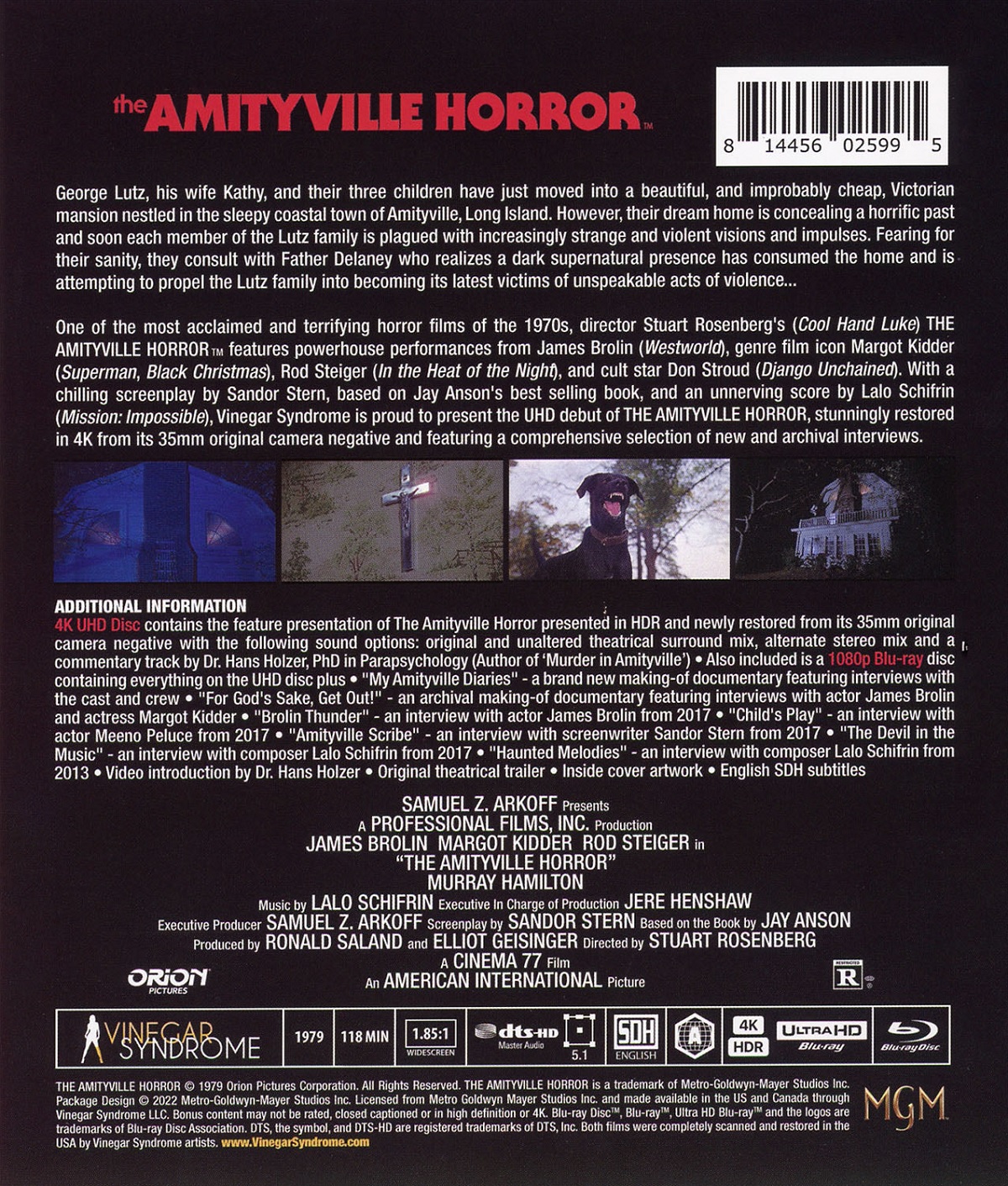 Amityville Horror (ej svensk text) (4K Ultra HD + Blu-ray) - Kvarnvideo.se