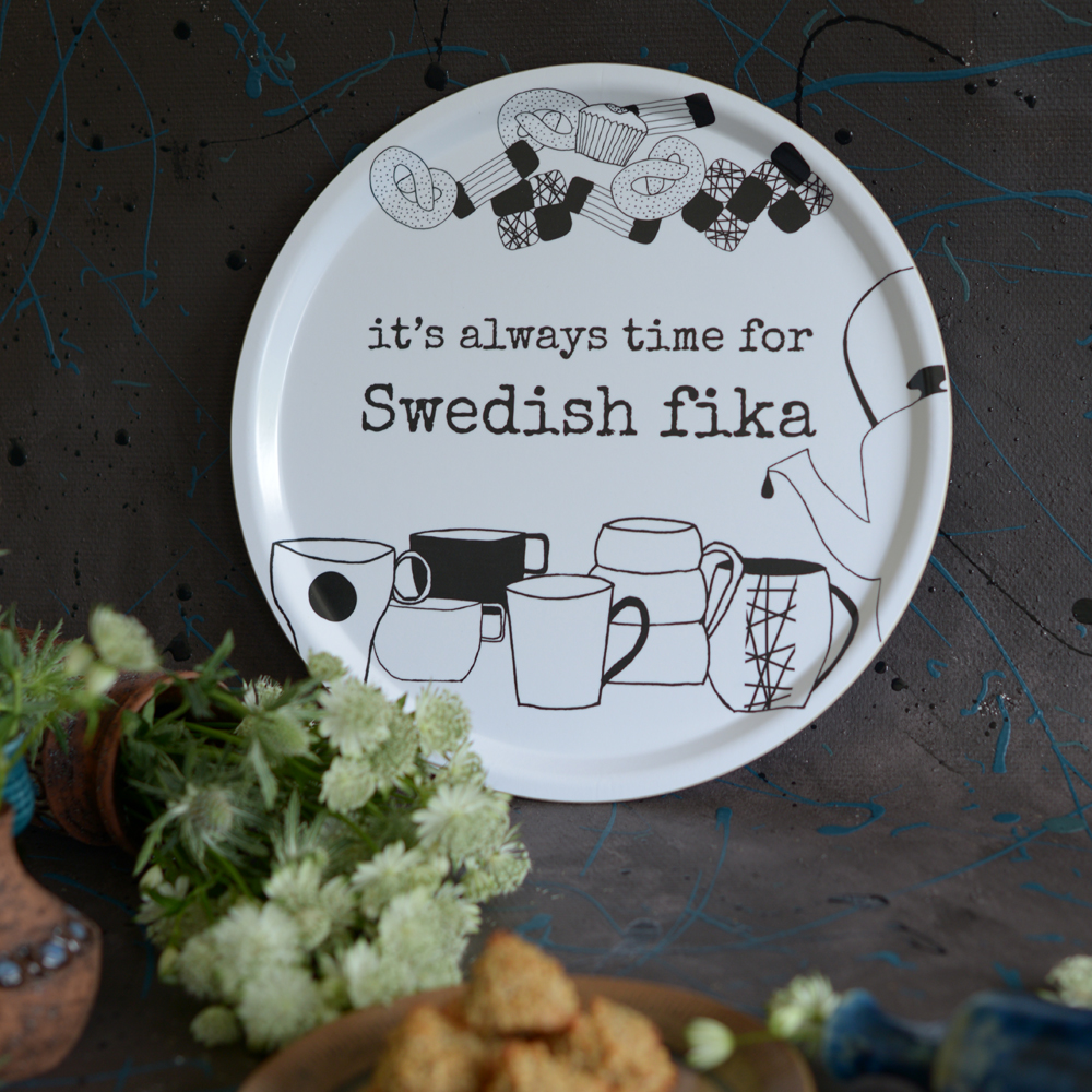 bricka SWEDISH FIKA 38 cm - ÅF webbutik