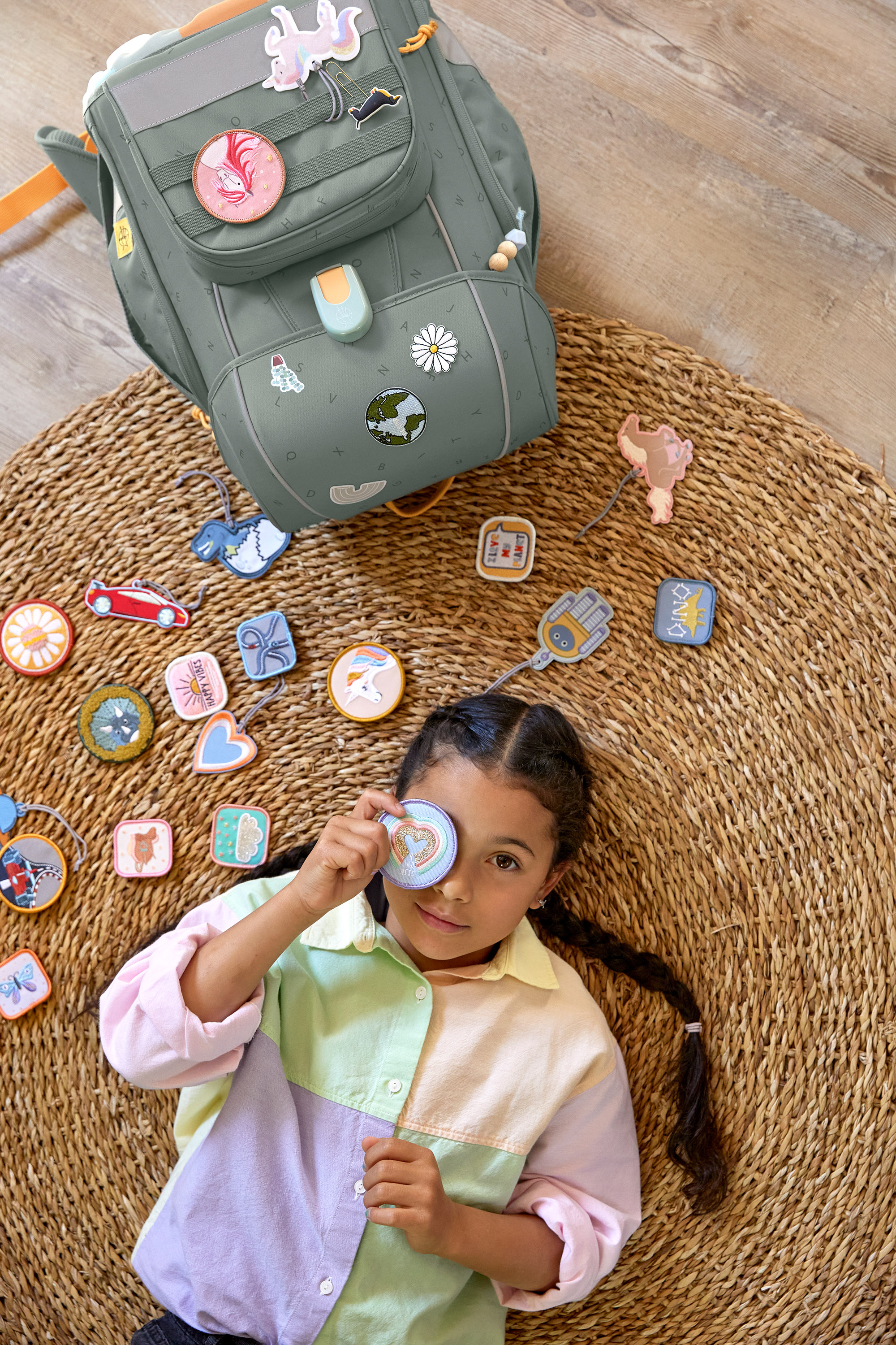 Lässig School Set Boxy Unique Letters green - 4P - Babies and Kids