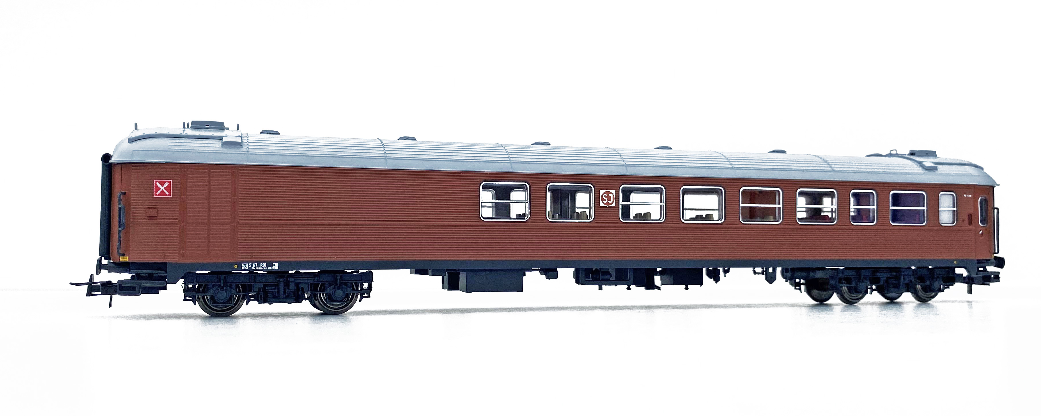 Rest/sittvagn SJ RB1 5167 - Habo Hobby