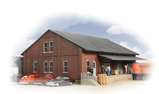 Brick Freight House - Habo Hobby