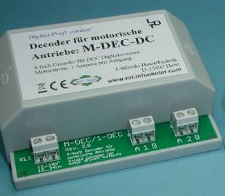 4-fold decoder for motor driven turnouts - Habo Hobby