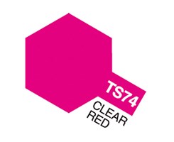 TS-74 Clear Red, Tamiya spray (Plast) - Habo Hobby