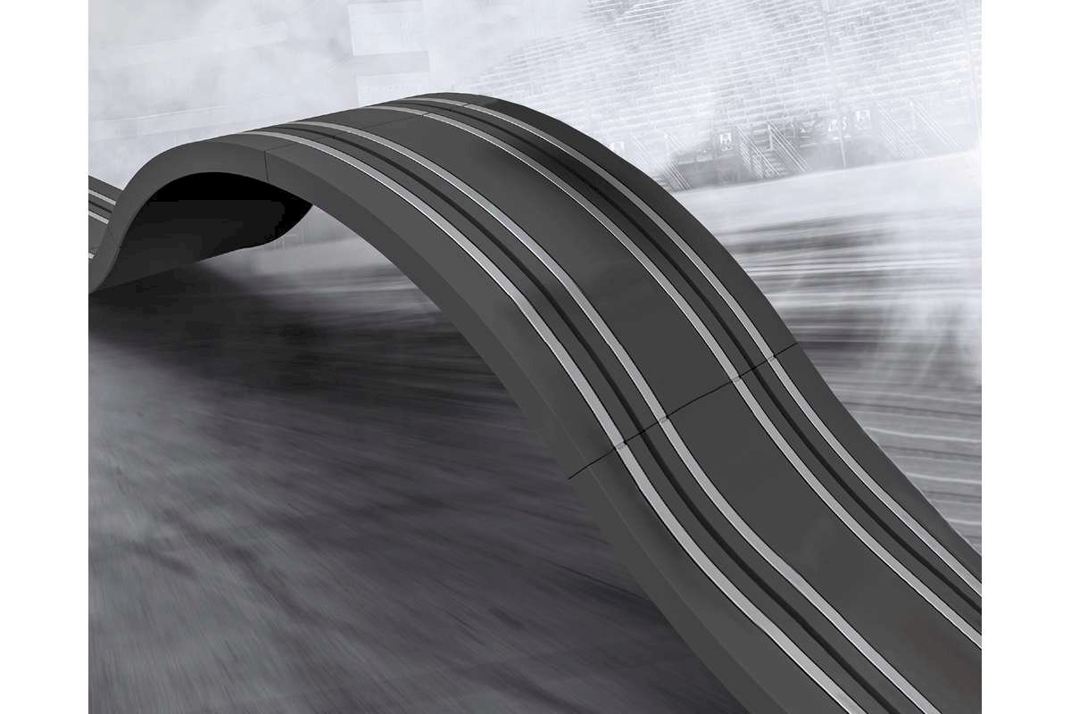 Micro Scalextric, hump backed bridge accessorry pack 1:64 - Habo Hobby