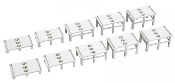 Double Track Viaduct Gradual Incline Pier Set - Habo Hobby