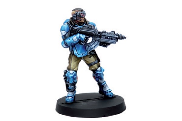 Infinity 'Panoceania' Paint Set Incl. Figure, 8x17ML - Habo Hobby