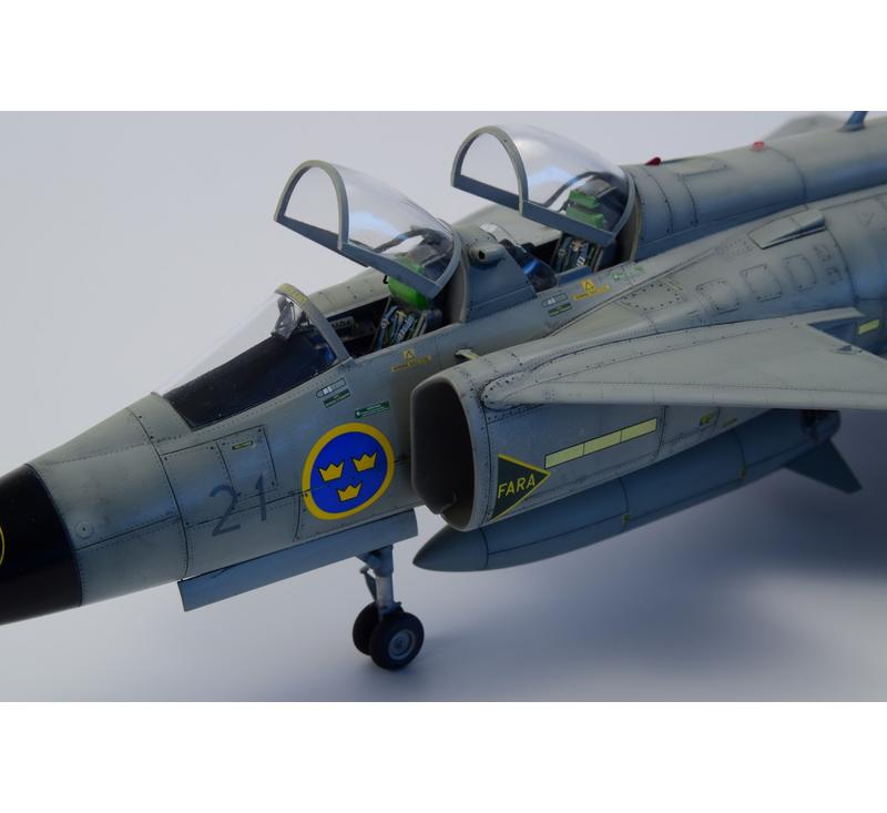 SAAB SK-37E Stör-Viggen 'Electronic Warfare Agressor' 1/48 - Habo Hobby