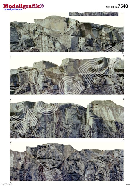Bakgrund, Klippor H0 - Habo Hobby