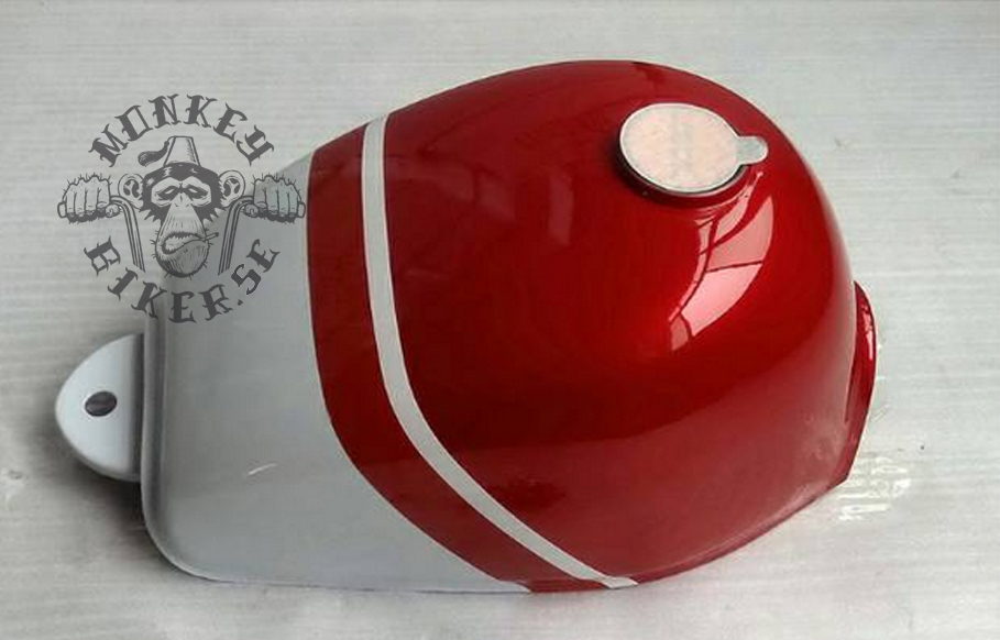 Monkeybiker Sweden - Gas tank Monkey J2 replica red white