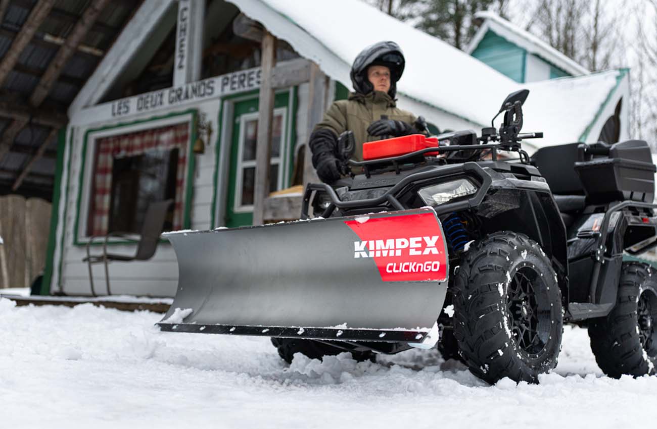 Snöplog Kimpex Click n Go 2 för ATV - Go Offroad