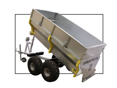 Köp ATV Vagn här, flakvagnar, tippvagnar och timmervagnar- GoOffroad