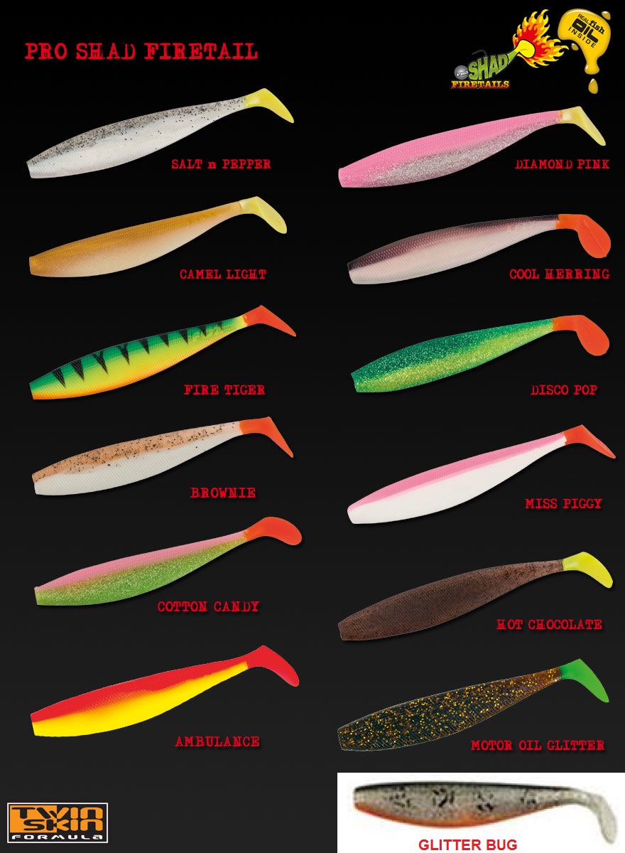 Fox Rage Pro-Shad Firetail 23cm - beten.nu