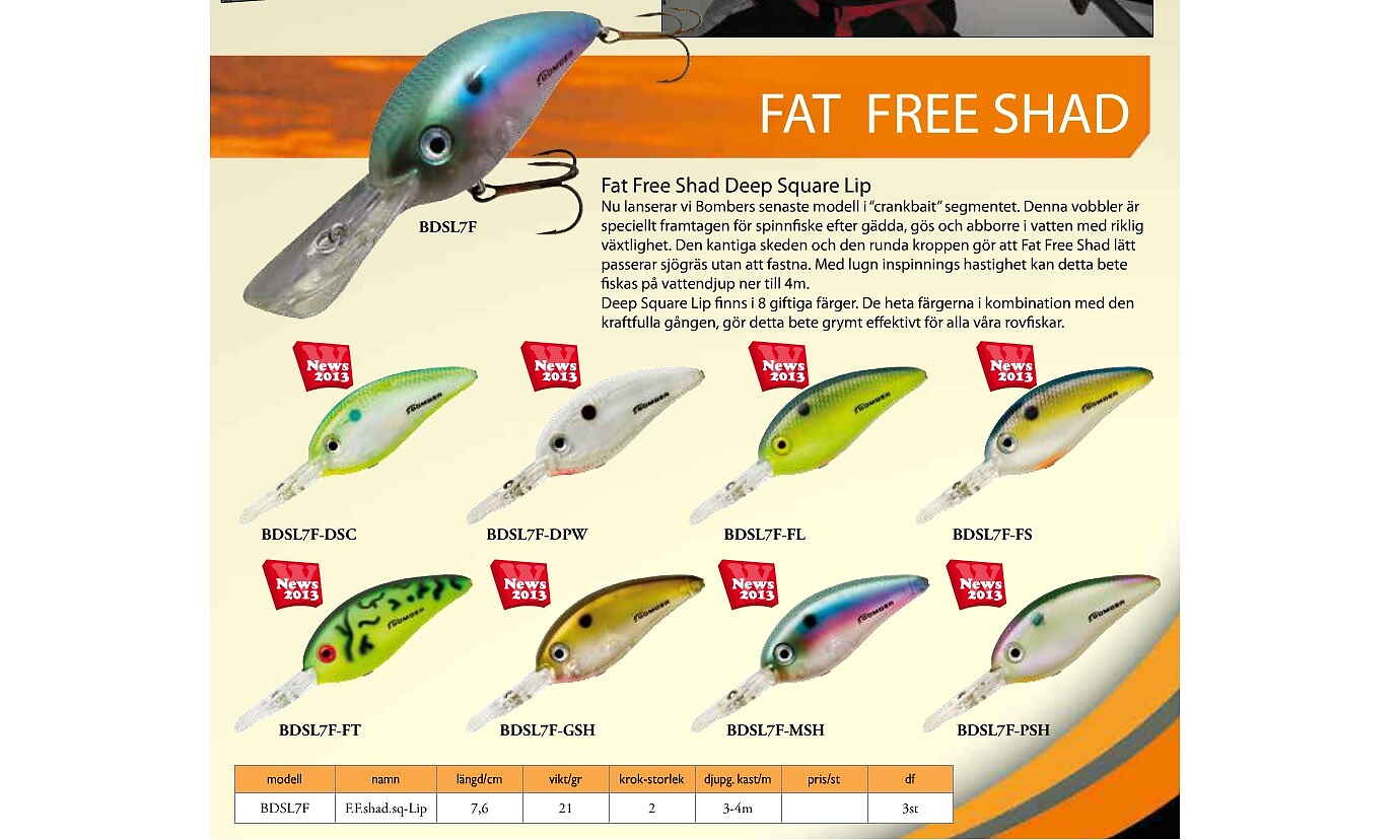 Bomber lures - fishing, fishing lures, wobblers, spinners, jerkbaits ...