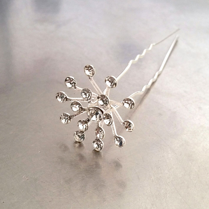 Hårnål hårdekoration brudslöja bröllop håruppsättning