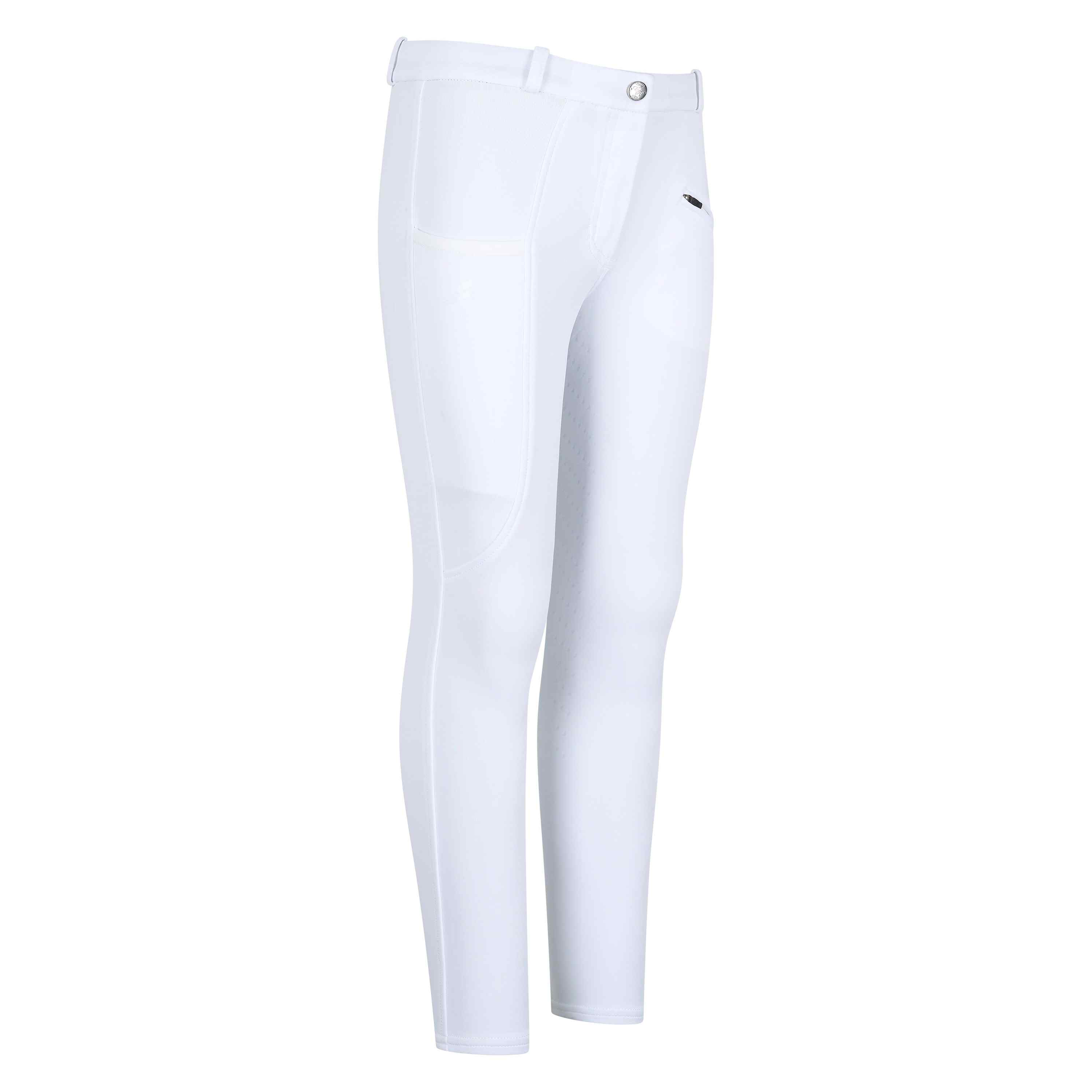 💬2 - Easy Rider KIDS Ridbyxor ERJoy FullGrip Vit - PETSTER