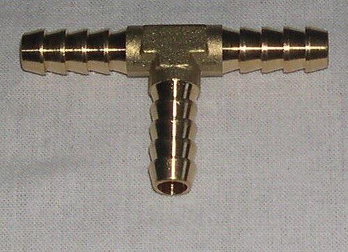 Veteranshop.se - T-rör 8mm mässing