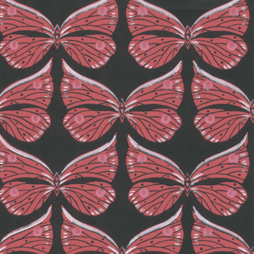 Perhonen, musta-punainen - Lundagård | sisustus perinnerakentaminen ...