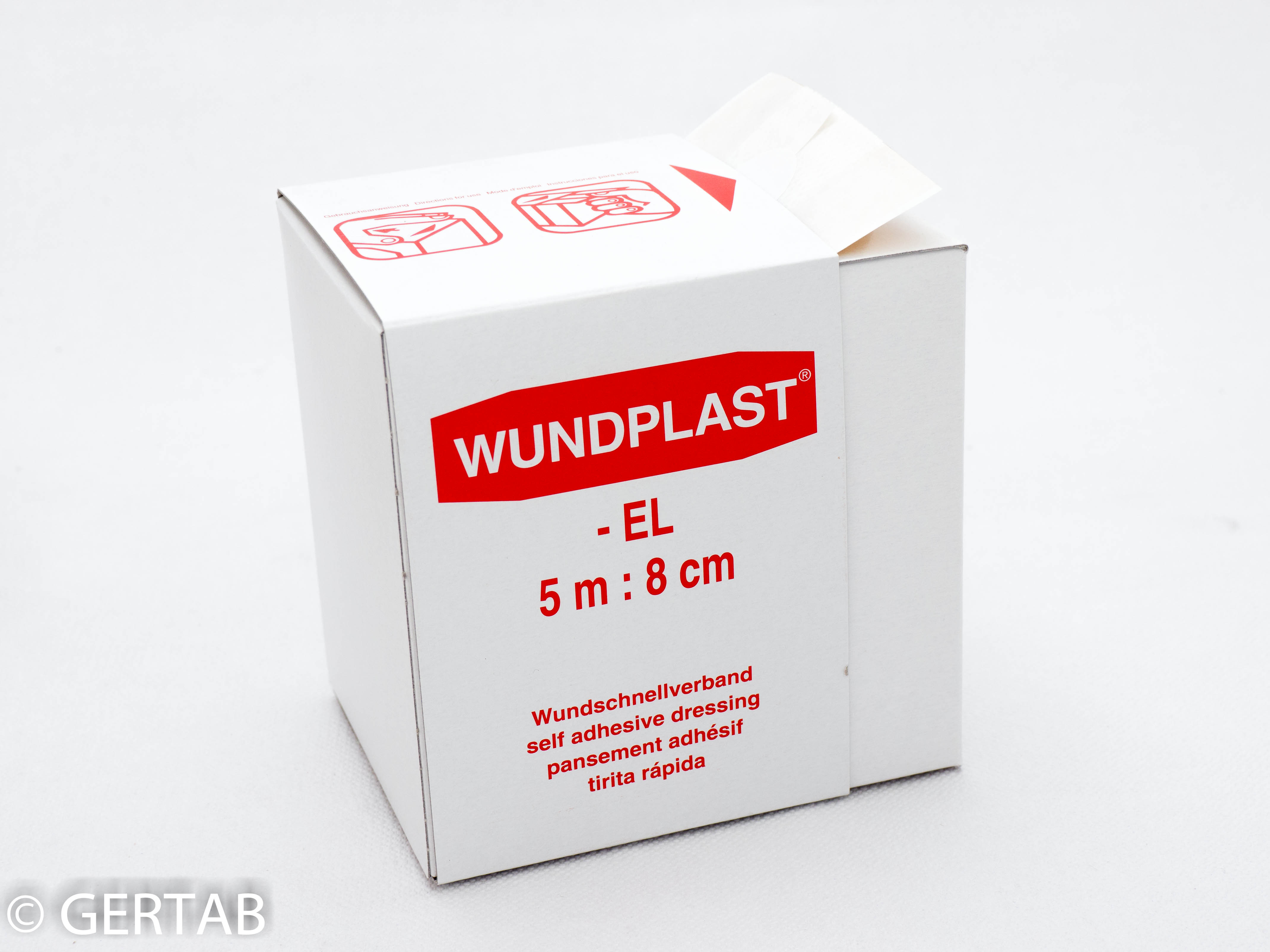 Plåster textil 5m x 8cm