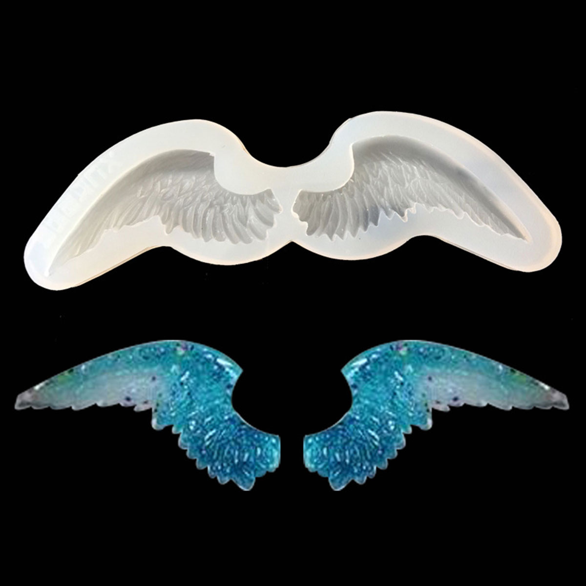 Sparklingdesign - Silicone Resin Mold angel wings 2 pcs