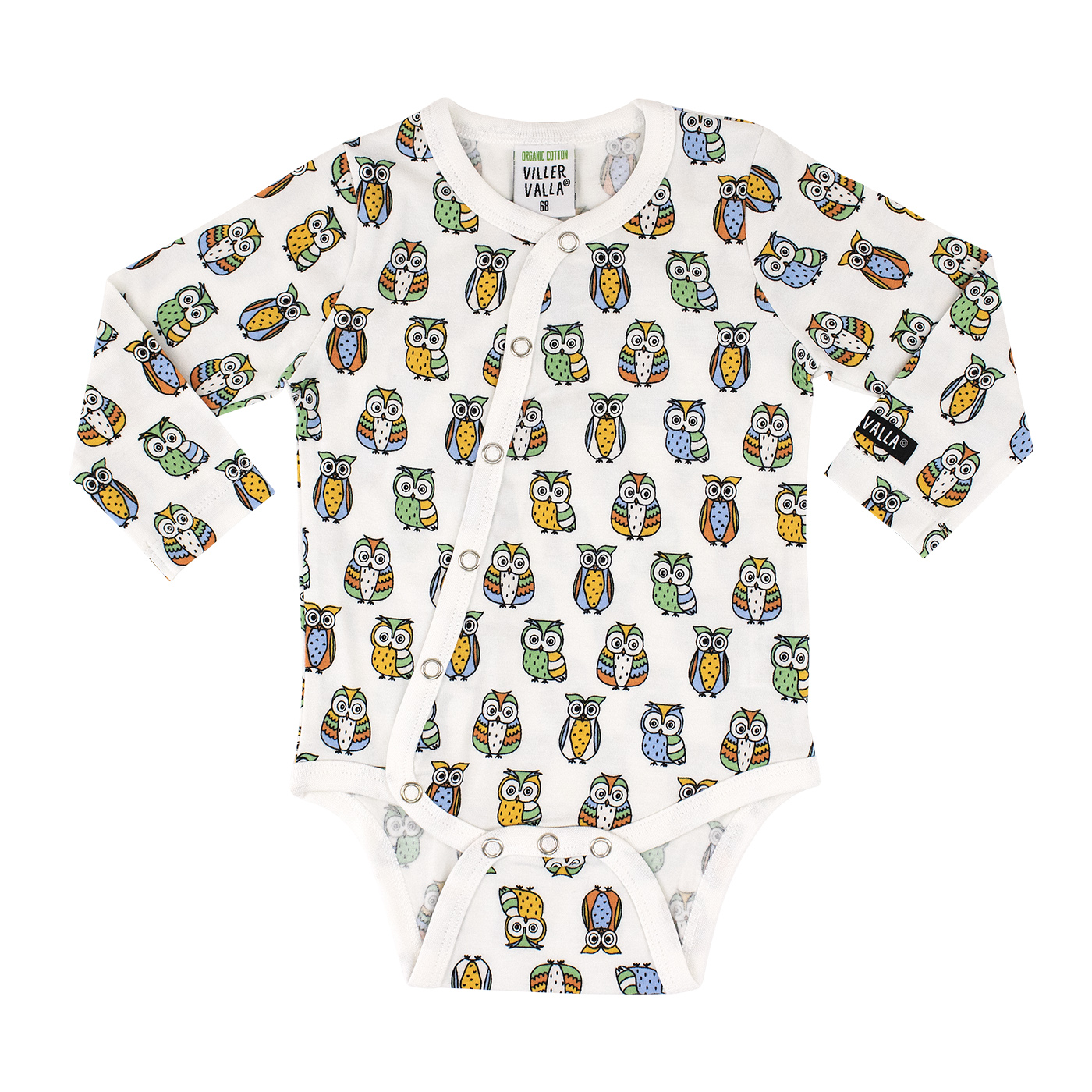 body NEWBORN BABY OWL | Långärmad body till barn Villervalla®