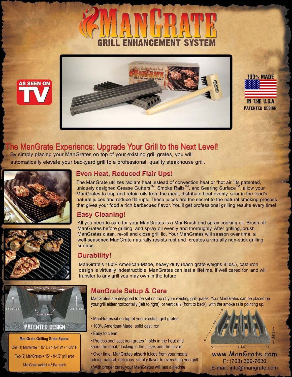 ManGrate Grill Enhancement System kit - grillhouse.se