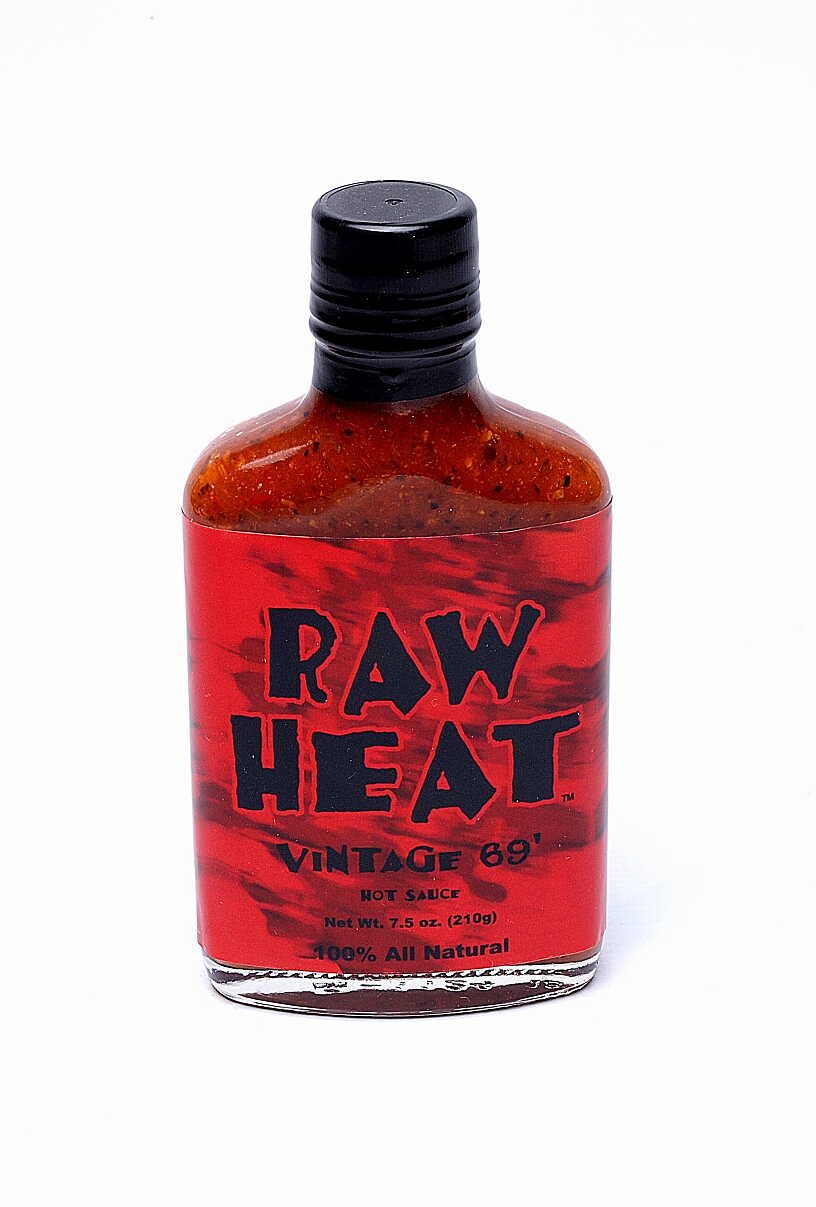 RAW HEAT VINTAGE 69 HOT SAUCE - grillhouse.se