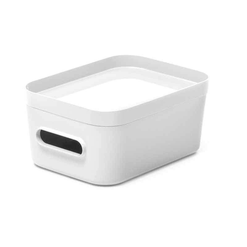 Förvara.se - Förvaringslåda med lock, Small, SMARTSTORE COMPACT S, 20 x 14 x H10 cm, Vit