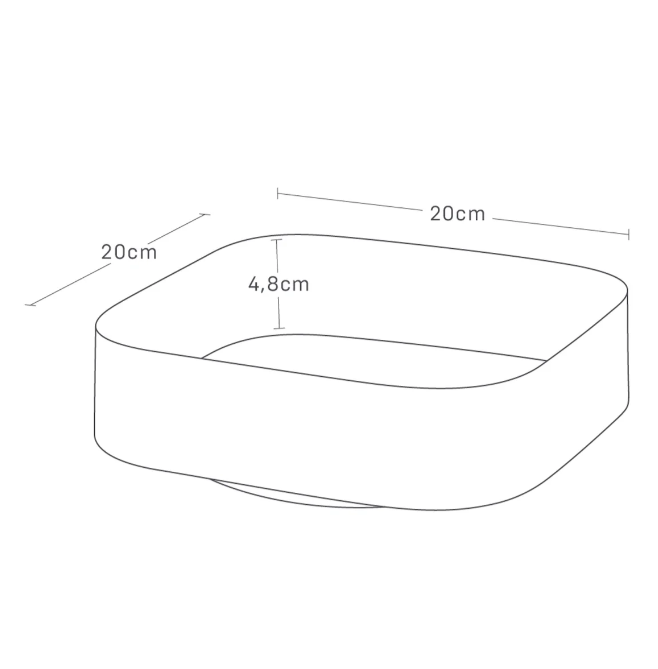 Förvara - Turntable, Square, TOWER ROTATING TRAY, Yamazaki, 20 x 20 x H ...