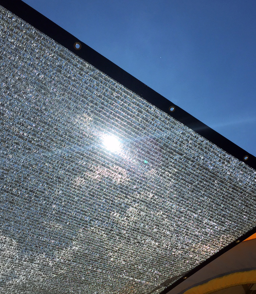 Aluminium shade net | The best shadow | Hansesgården