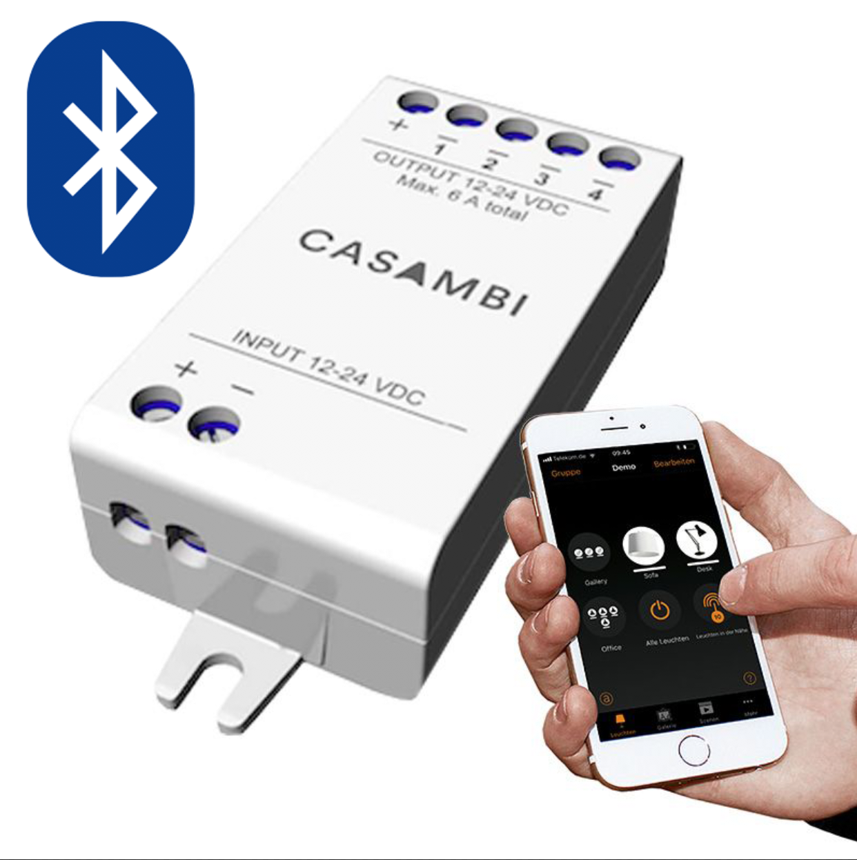VADSBO Casambi PWM4WCM Bluetooth appstyrning - LEDshopen.se