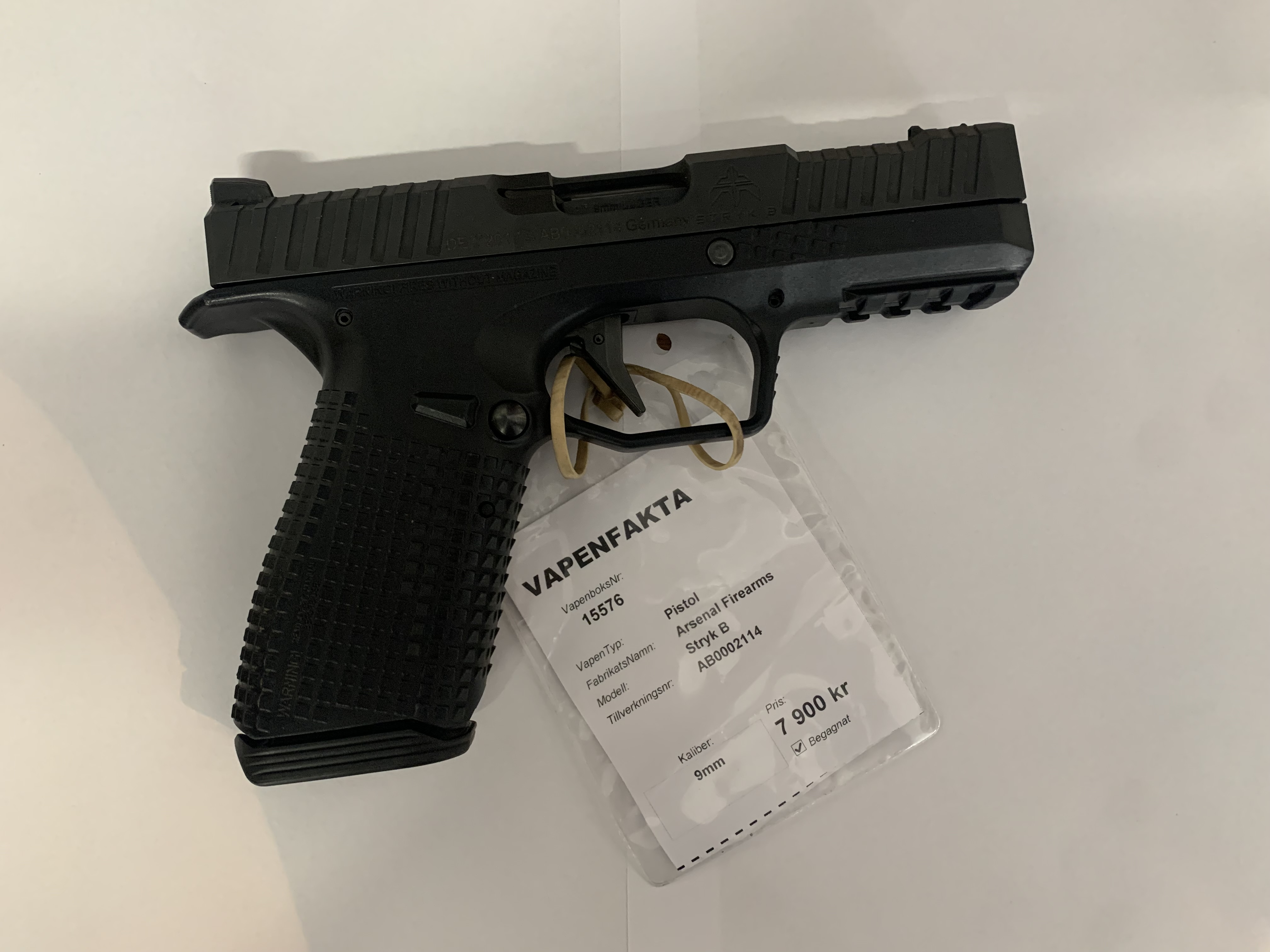 Arsenal Firearms Stryk B 9mm - Nora Jakt & Sportskytte AB