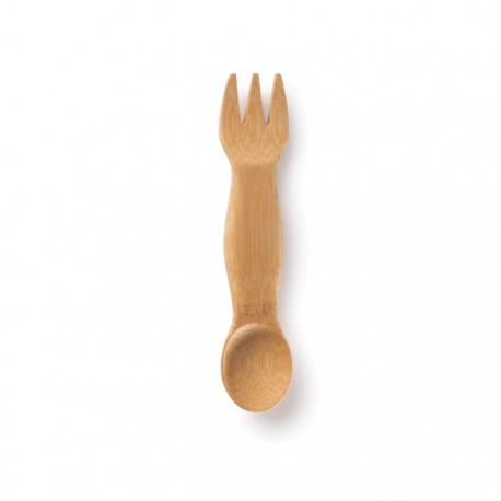 Spork i økologisk bambus, der passer til små børn