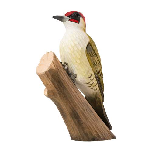 DecoBird Green Woodpecker - Wooden bird - Wildlife Garden