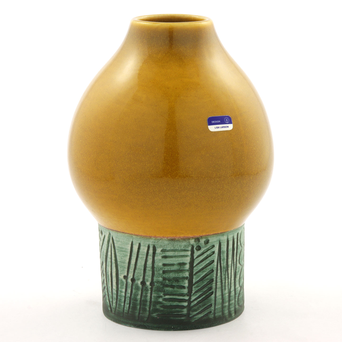 リサラーソン 製作年数僅か2年！希少 ぽっちゃりした花瓶 Vase TARRAGONAシリーズ (16 cm)