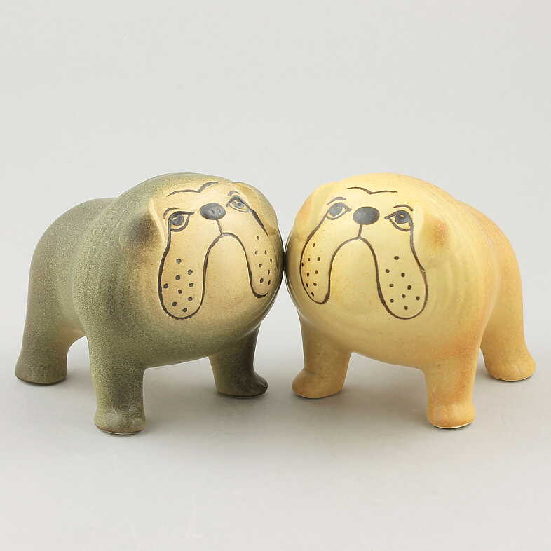 Lisa Larson’s dogs from Gustavsberg and K-studion