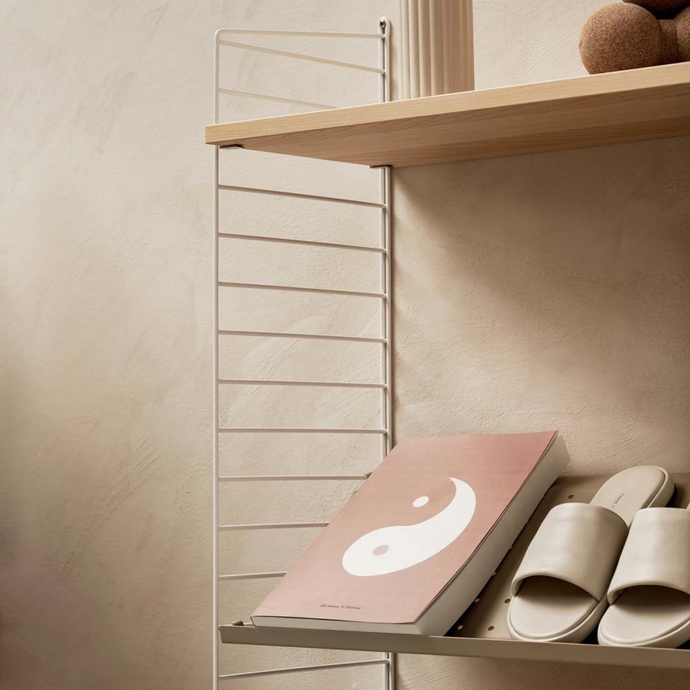 String Skohylla Metall 78x30 cm | String Furniture | Vision of Home.se ...