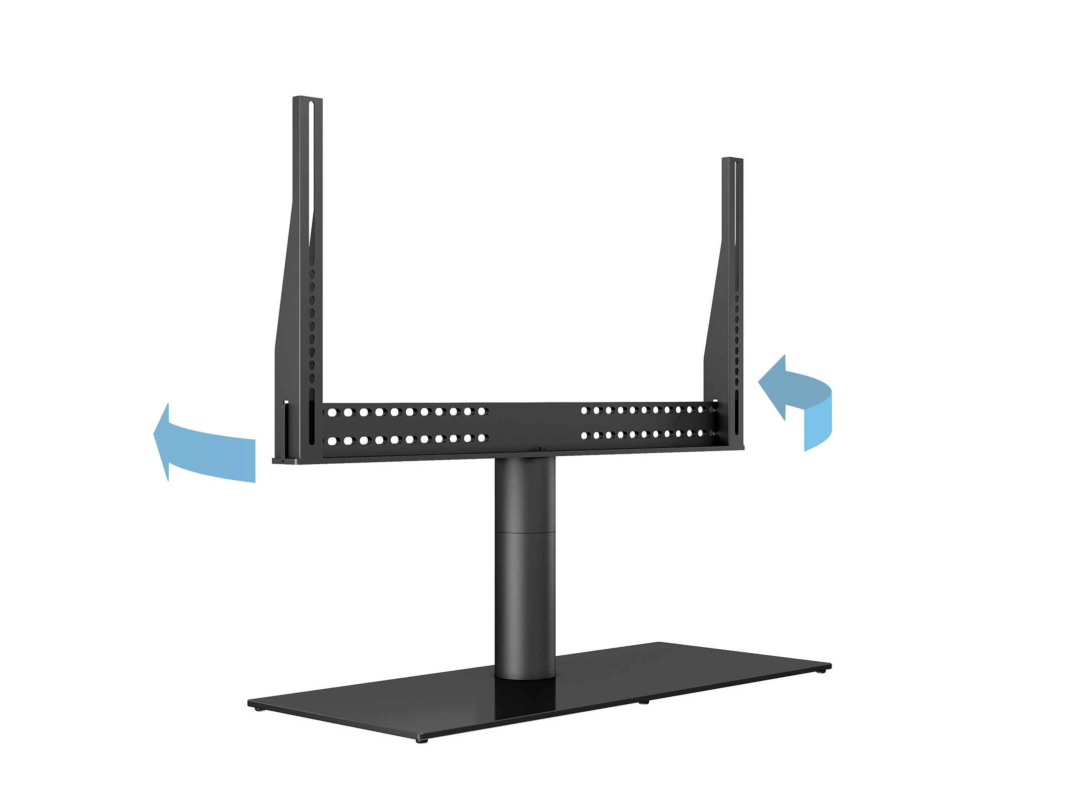 M VESA Tablestand Turn Black X Large MAX 800x400 - Multibrackets