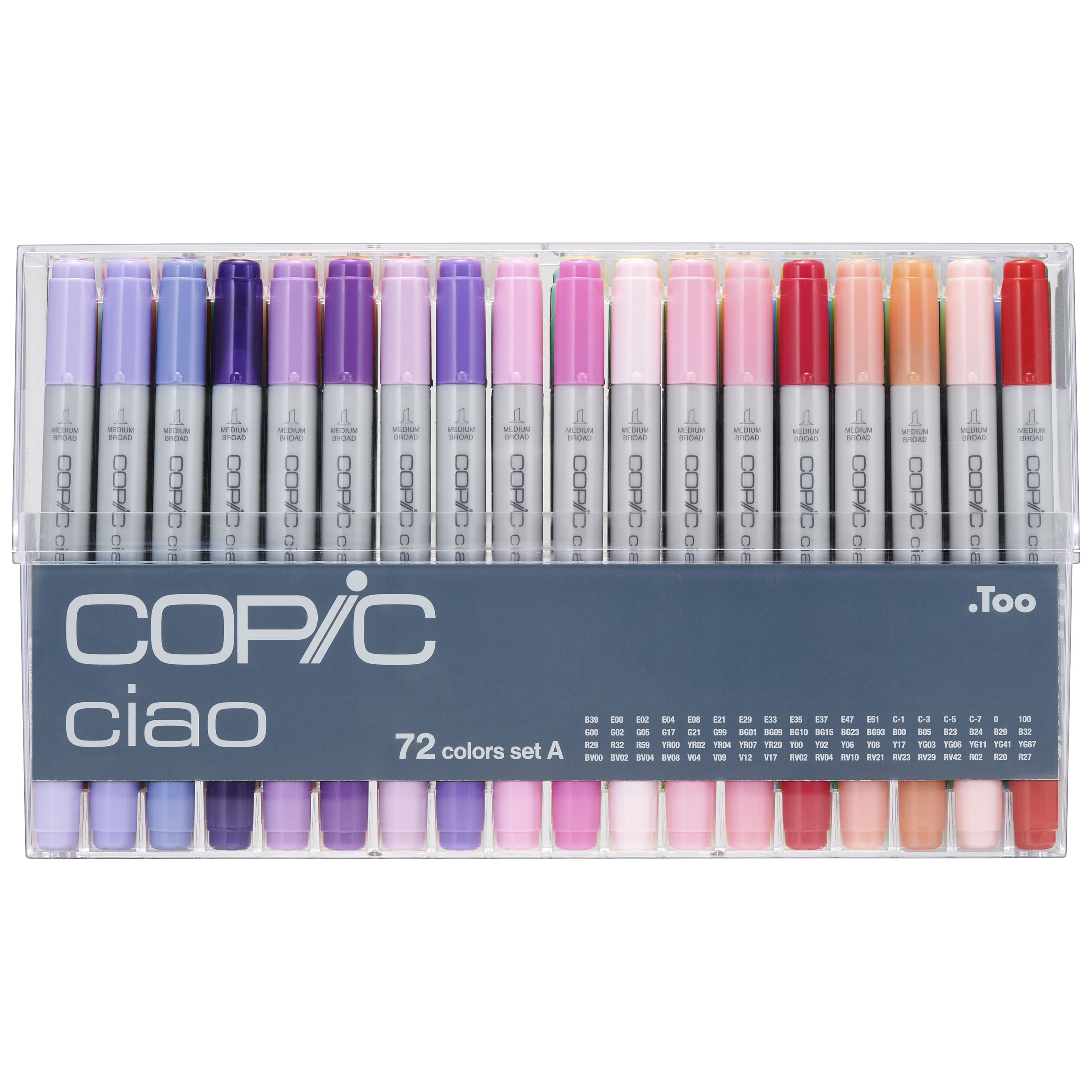 Copic Ciao Basic set 72 A - Metalimo i Malmö AB