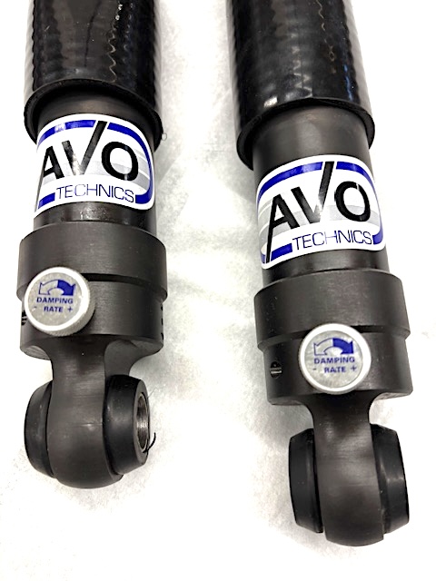 Dampers adjustable AVO SAAB 93-96/V4 Front set - Classic Saab Racing