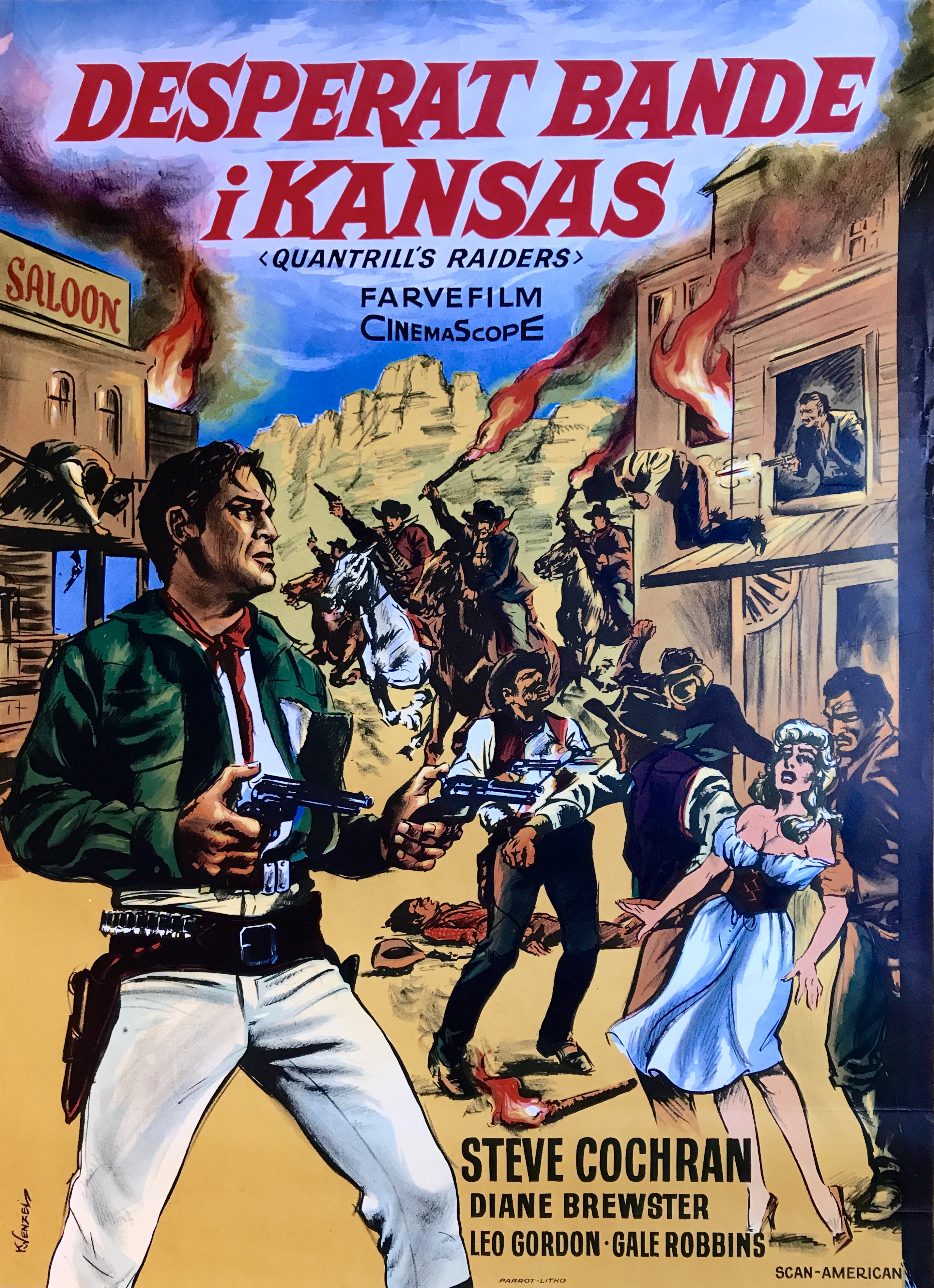 Nostalgipalatset - QUANTRILL´S RAIDERS (1958)