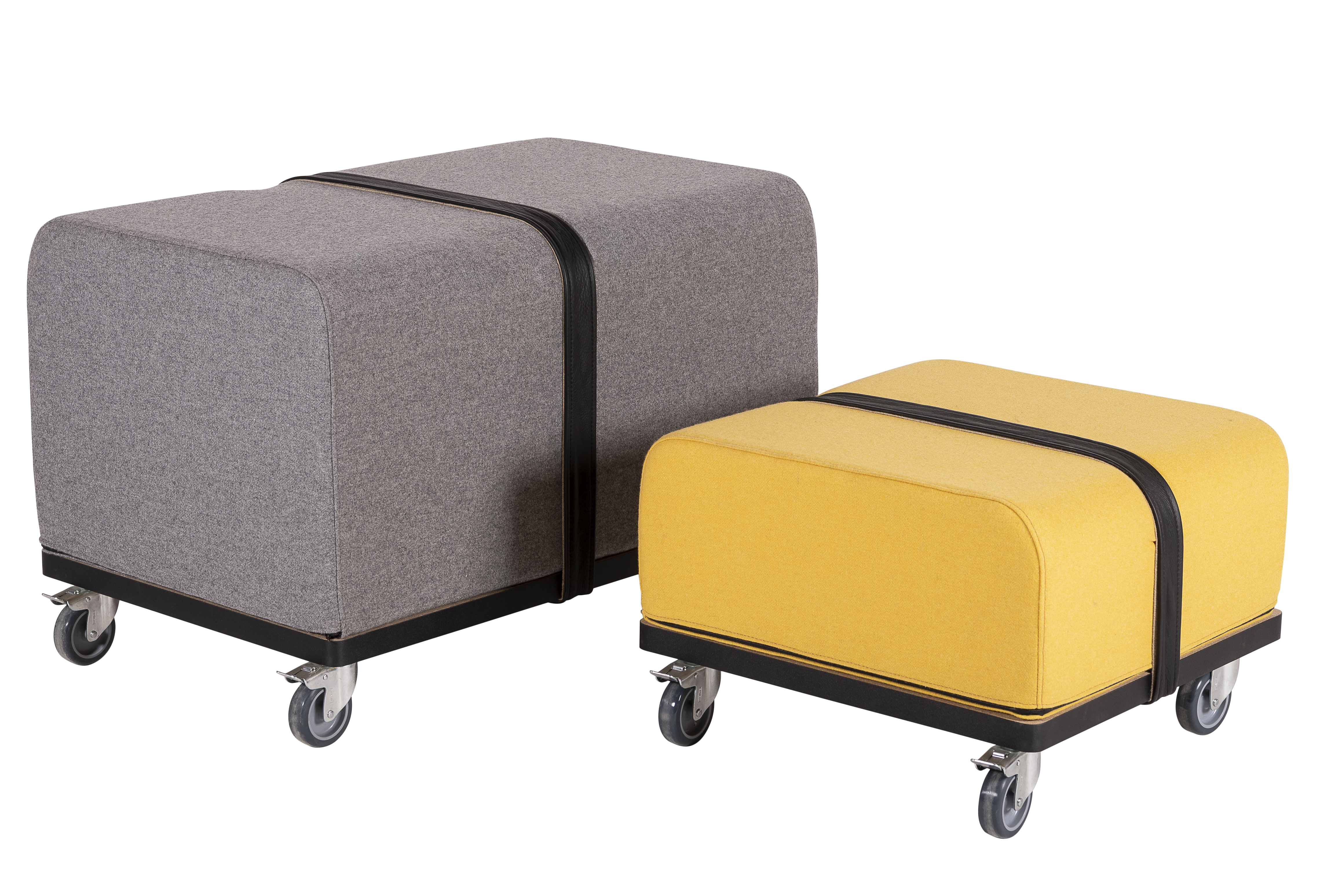 Hjulle Tall – mobile seating pouf for public environments | BK Library ...