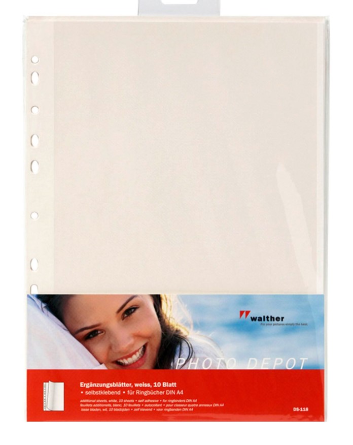 Fotoblad självklistrande 10-pack - SS Foto