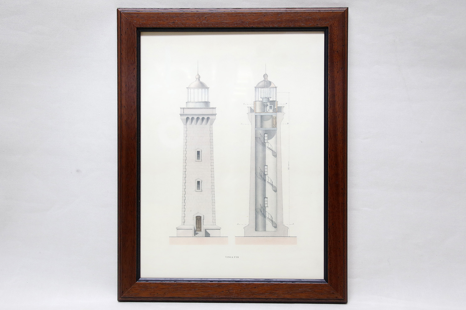 Vinga Lighthouse billboard 36x46 cm - Flaggskeppet