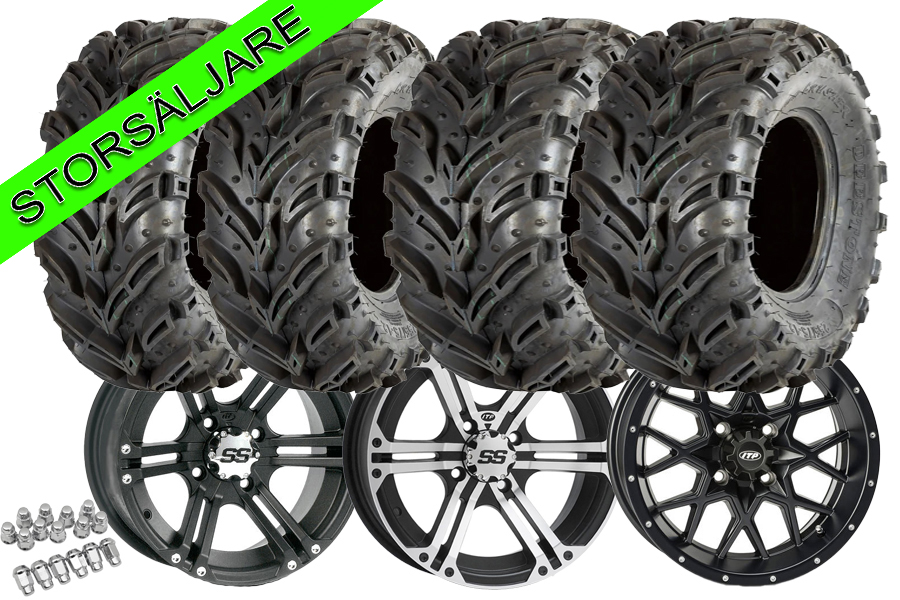 Hjulpaket Deestone Mud Crusher 27" på ITP12" fälg - Go Offroad