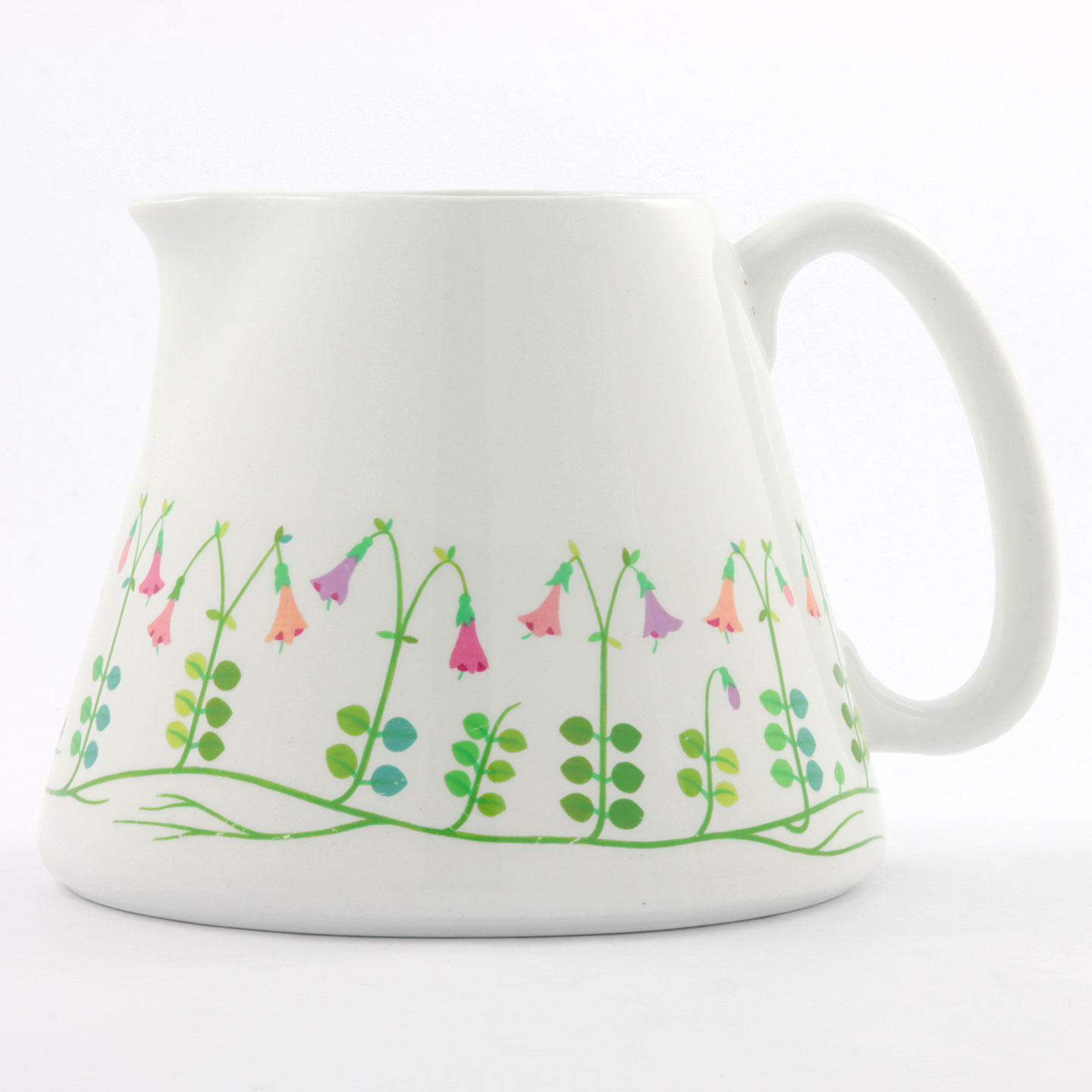 Stig Lindberg (Linnea 1965) Pitcher with Flower Decor 19/13 cm