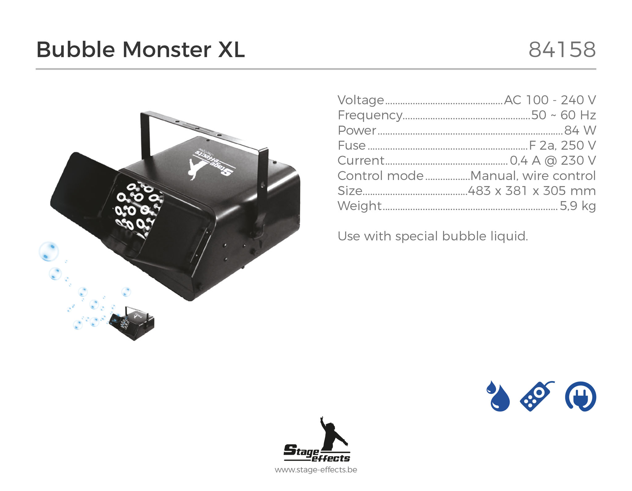 Bubbelmaskin Monster XL