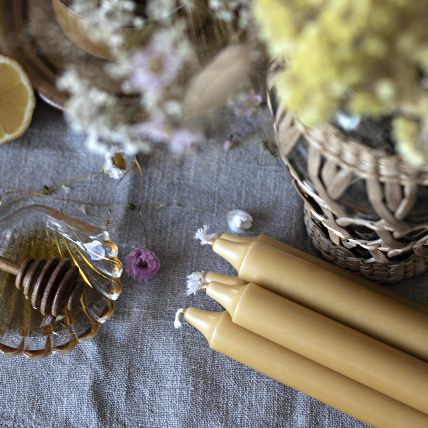 Kronljus 8 packs Honey - liljeholmens.se